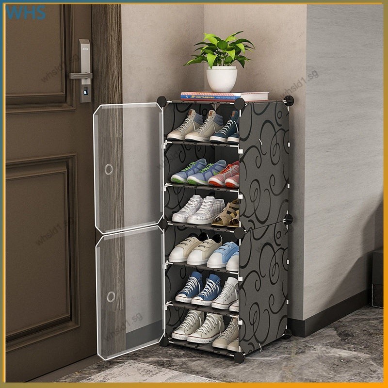 Shoe rack shelf simple transparent shoe rack home into the doorway of ...