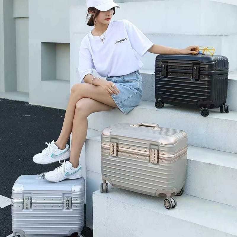 Horizontal 20'' Luggage PC+ABS Durable Hardside Suitcase Cosmetic ...