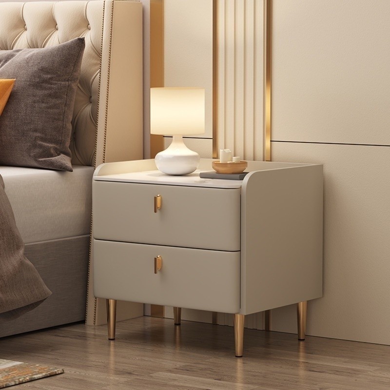 Bedside Table Sideboard Cabinet Modern Simple Solid Wood Storage ...