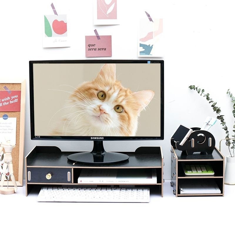 Face Screen Desktop Computer Monitor Neck Protection Storage Rack ...