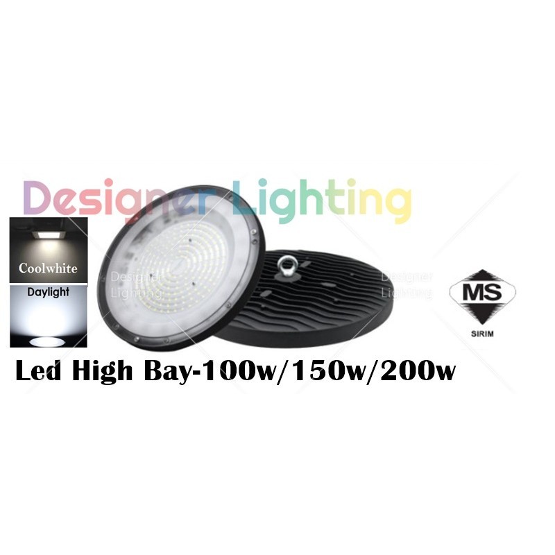 100W/150W/200W Led UFO High Bay-10KV SURGE PROTECTION Power Factor 0.9 ...