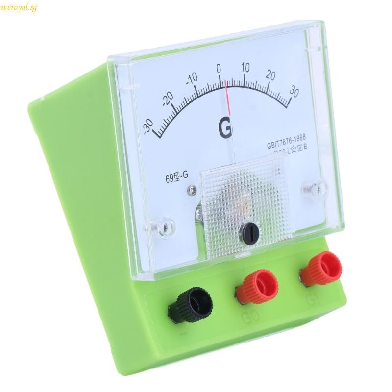 weroyal DC Ammeter Physics Teaching Demonstration Galvanometer ...