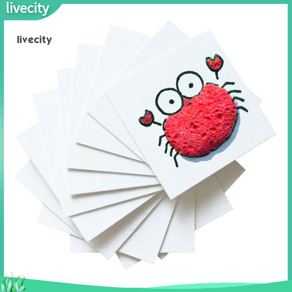 livecity| Puffy Texture Paper Foam Paper Set 10/20pcs 3d Foam Texture ...