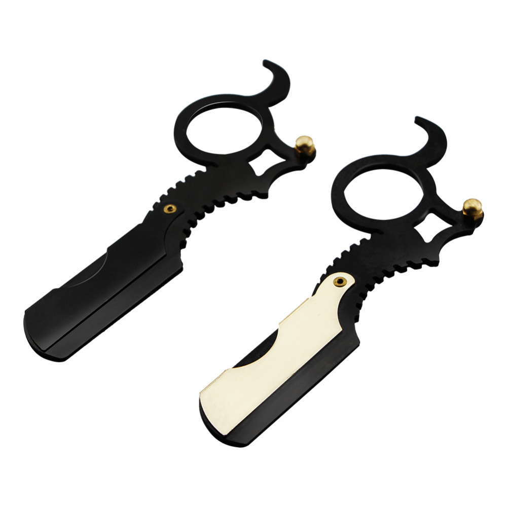 Straight Edge Razor for Men - Single Finger Ring Design, Ideal for ...