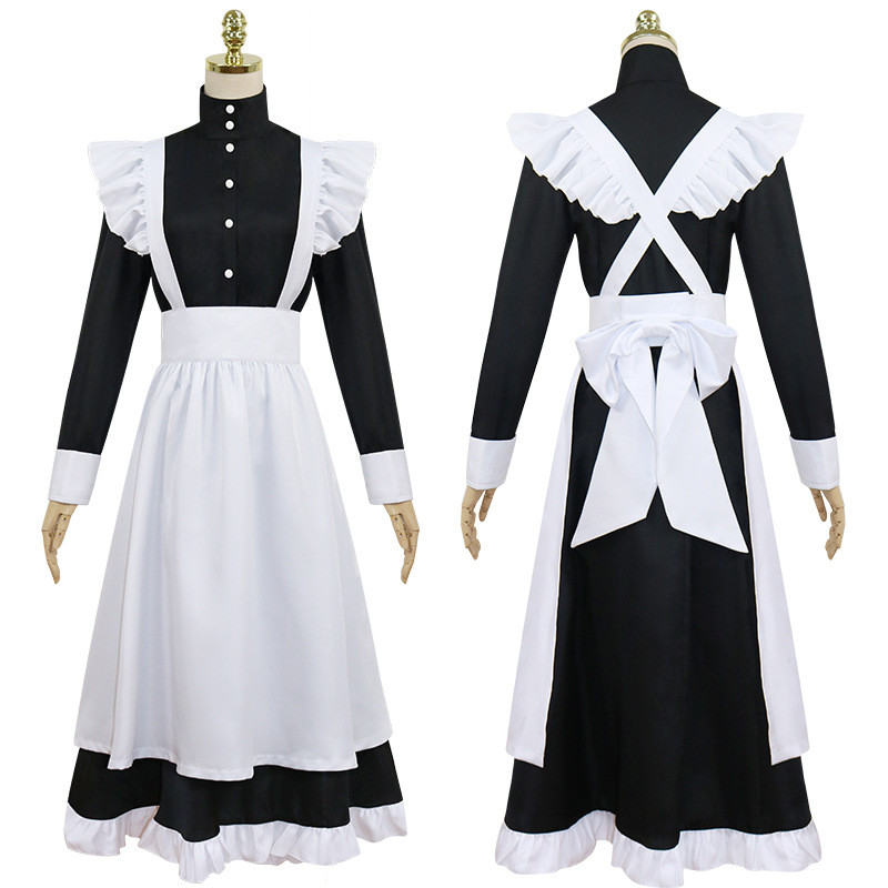 Miracle Warm Servant Costume Boss cos Cute British Lolita Dress Maid ...