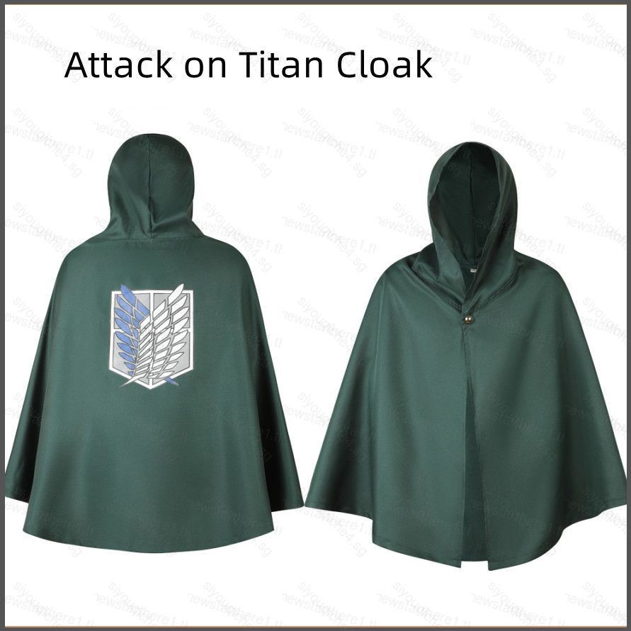 Attack on Titan Anime Cloak Cosplay Cape Costume Coat Shingeki No ...