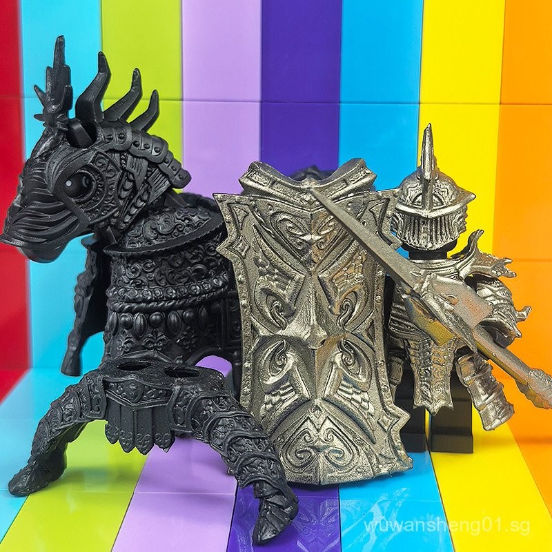Third-Party Brick Figures Demon's Souls Tower Knight Armor Warhorse ...