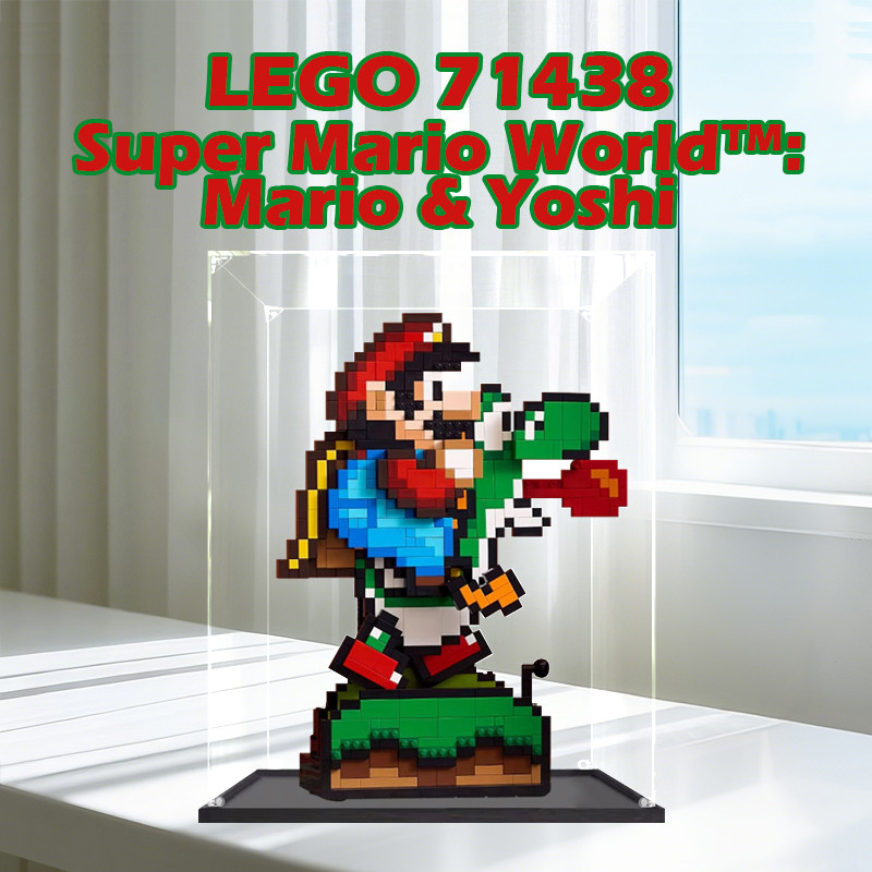 Lego Acrylic Display Box For lego 71438 Super Mario World: Mario ...