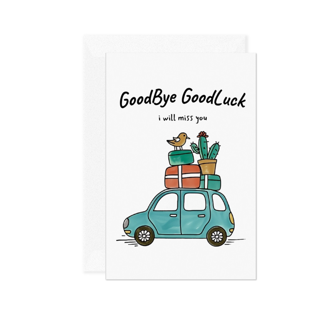 Farewell Card with Translucent Envelope A5 Size 10 x 15 cm | Shopee ...