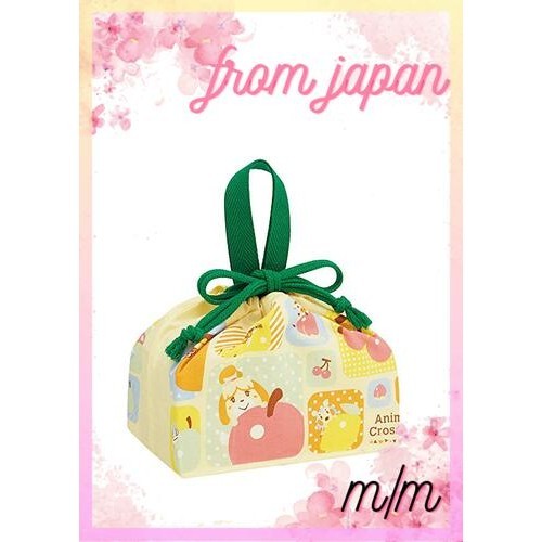 Skater (SKATER) Children's lunch box drawstring bag with gusset Animal forest girl made in Japan ...