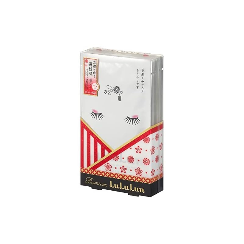 Face Mask Pack LuLuLun Kyoto Premium LuLuLun (Maiko Skin Mask) 1 Sheet ...