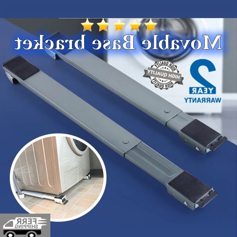 Movable Washing Machine Base Stand With Wheels Washing Machine Rack Leg ...