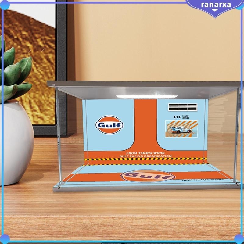 [Ranarxa] 1:32 Scale Parking Lot Display Case Diorama Car Showcase for ...