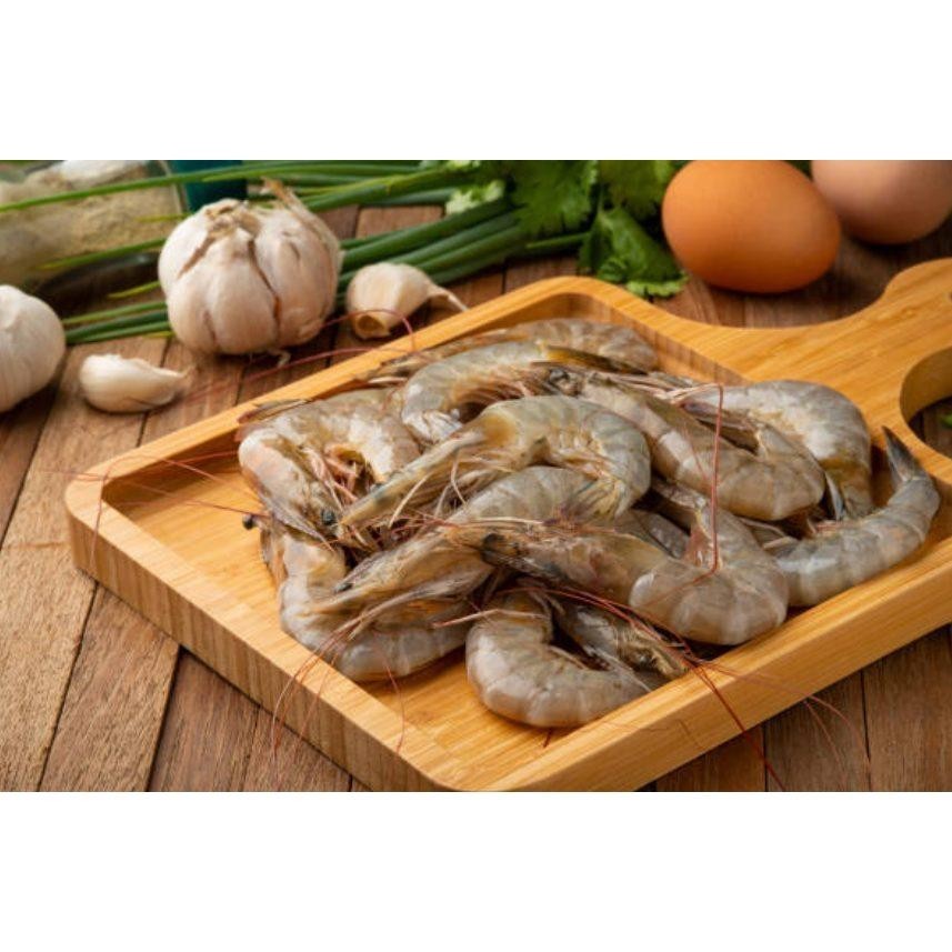 Vannamei Prawn / Grey Prawn 灰虾 1.0kg (PND/ PTO/ HOSO) | Shopee Singapore