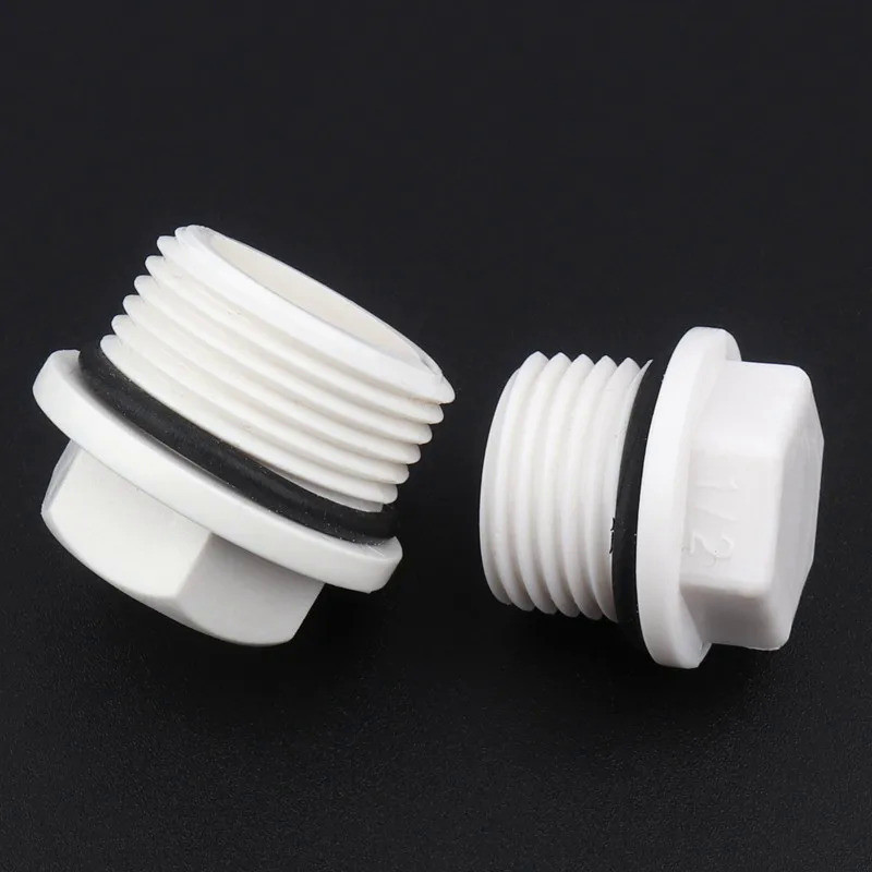 5pcs Male Thread PVC Pipe Plugs (1/2", 3/4", 1") - Micro Irrigation ...