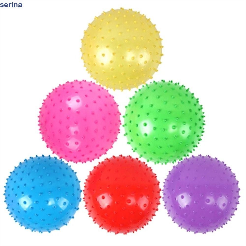 SERINA Inflatable Ball, Soft Squeeze Bouncing Rubber Ball, Kids Toy ...