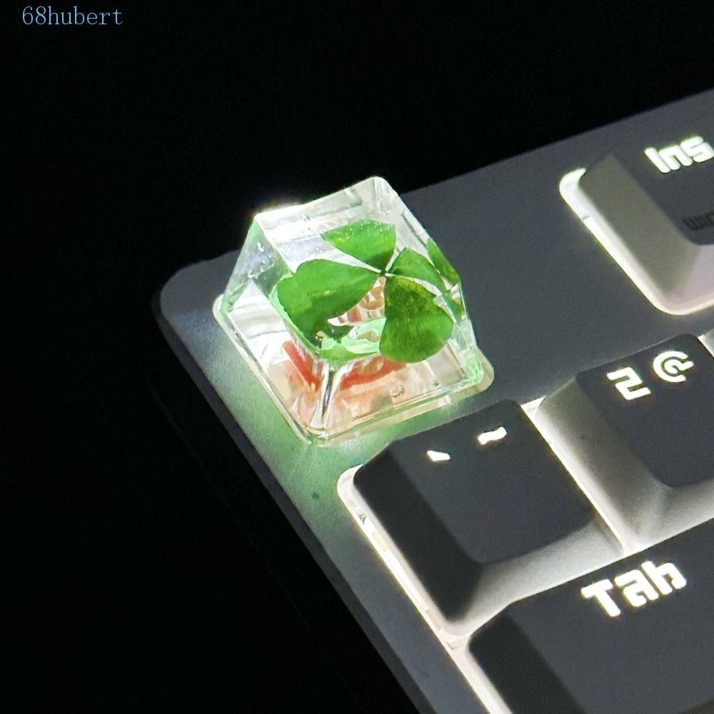 HUBERT Clover Keycaps, Girly OEM R4 Clover Keyboard Cap, Personality ...