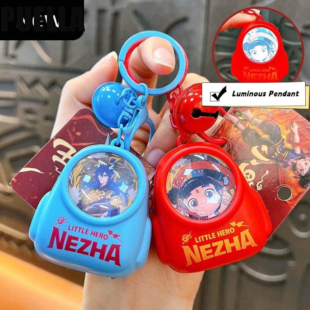 PUELLA Little Hero Ne Zha Doll Keychain, Chinese Style Luminous Ne Zha ...
