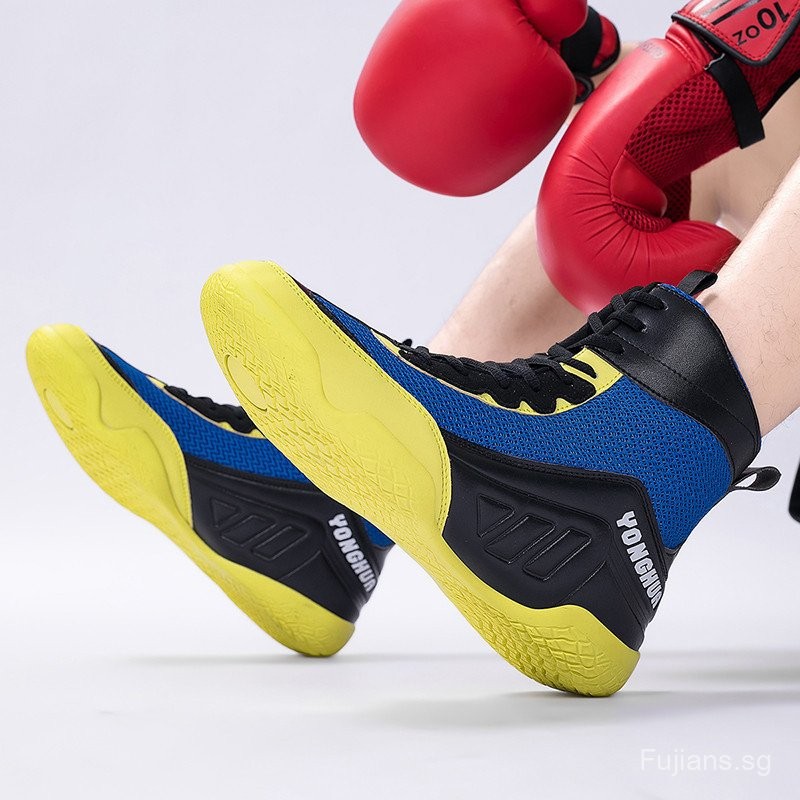 Spot Goods Men's Boxing Shoe Competition Training Shoes Wrestling shoes ...