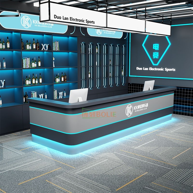 Billiard Hall Bar Industrial Style E-sports Hotel Internet Cafe Club ...