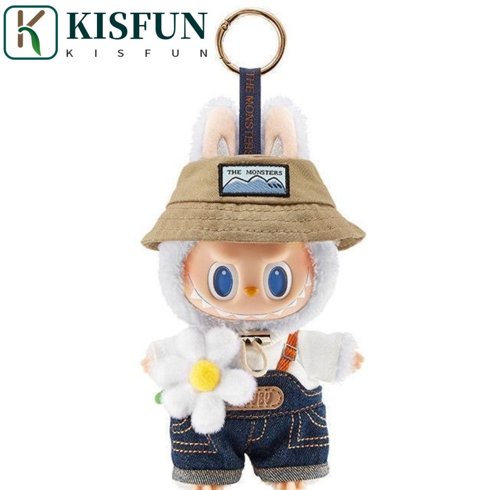 KISFUN Labubu Doll Keychain, Anti-lost Cartoon Labubu Doll Pendant ...