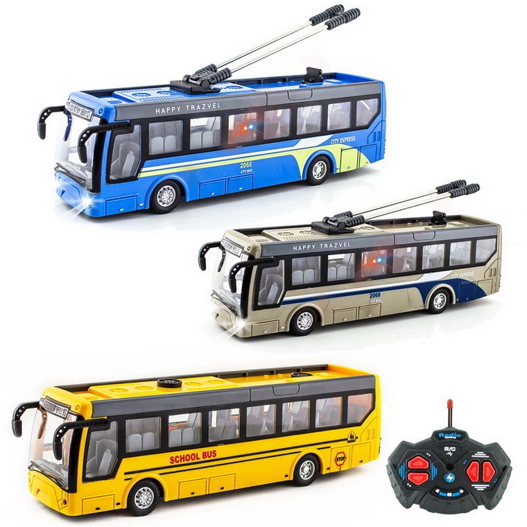 Wireless Electric Remote Control Bus Extended Version School Bus ...