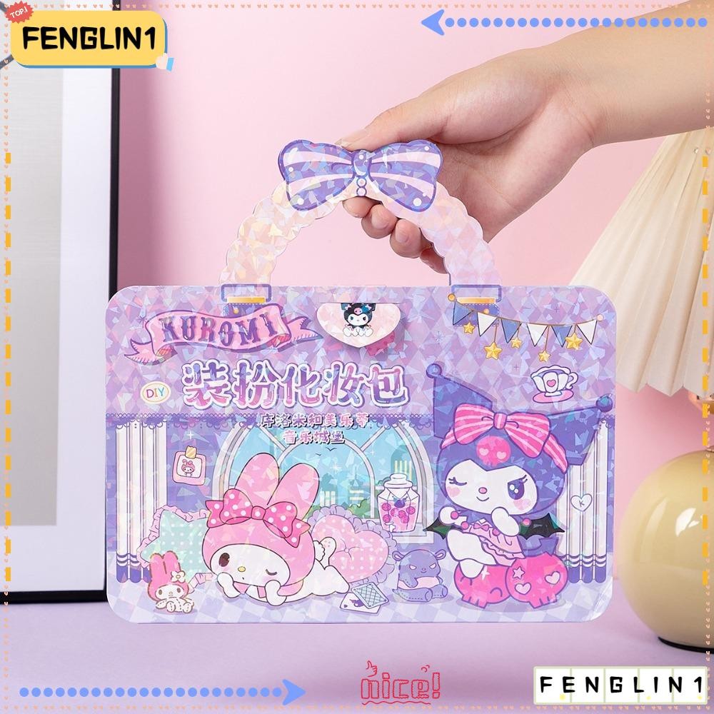 FENGLIN Sanrio Quiet Book, Frozen My Melody Graffiti Drawing Book ...