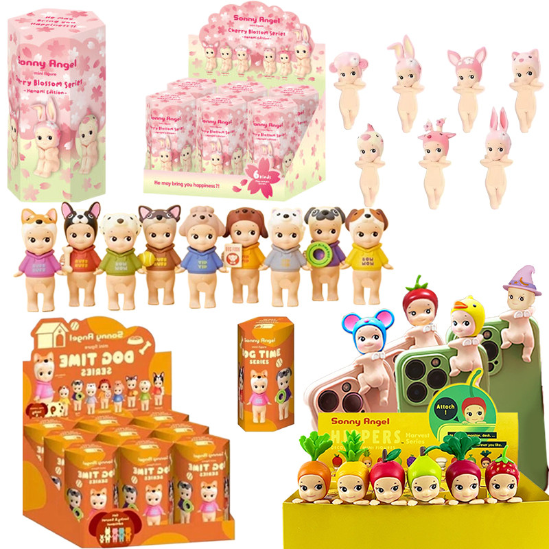 6pcs Candy Store Series Key Rings Sonny Angel Cherry Blossom Series ...