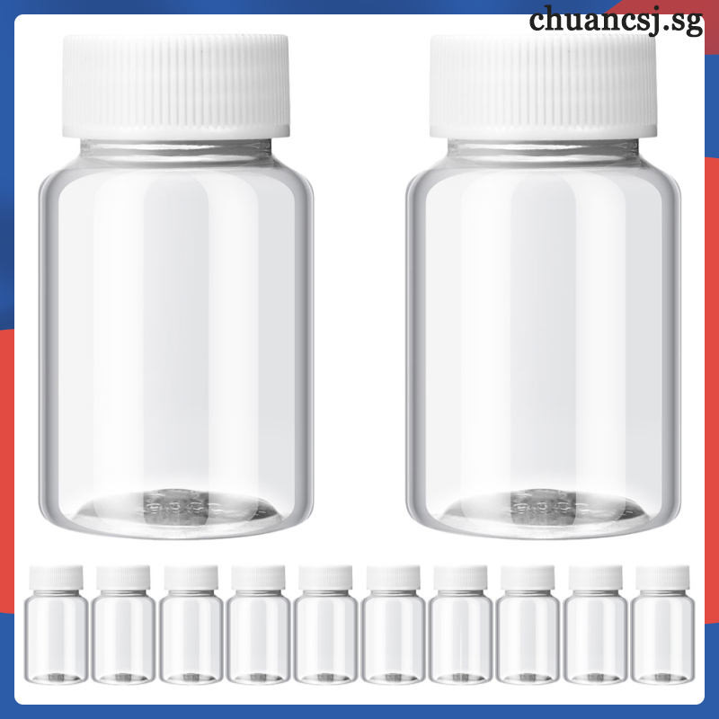 Small Travel Containers Bottles with Cap Plastic Water Storage Mini ...