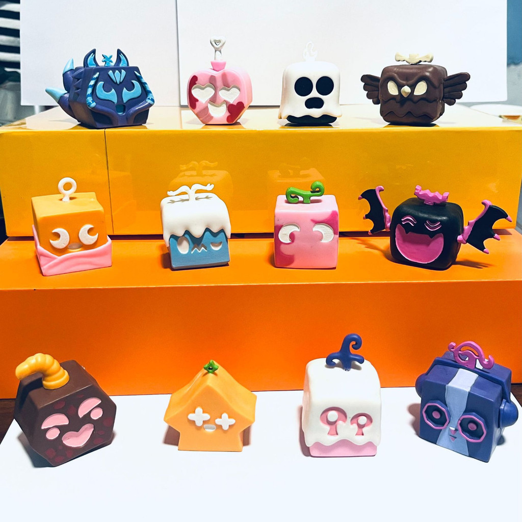 Ere1 12pcs Blox fruits Action Figure Ghost Sound Love Rubber Shadow ...