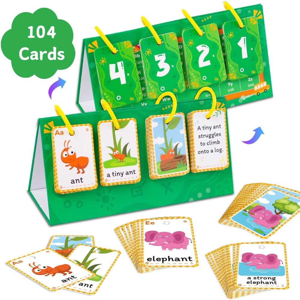 Children Learning English Words Phrases Flashcards Homeschool Double ...