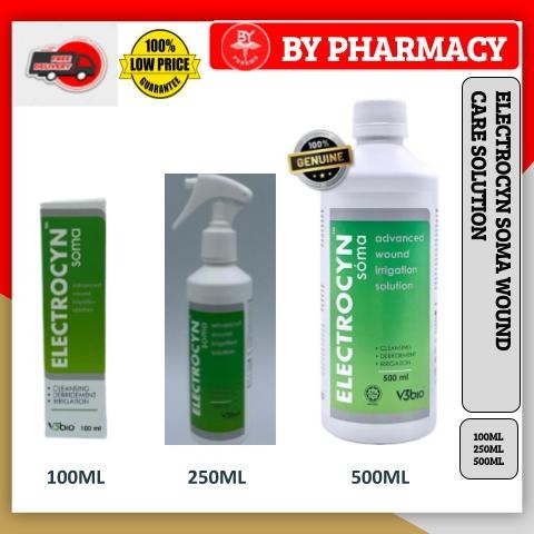 Electrocyn Soma Wound Management Solution 100ml/250ml/500ml | Shopee ...