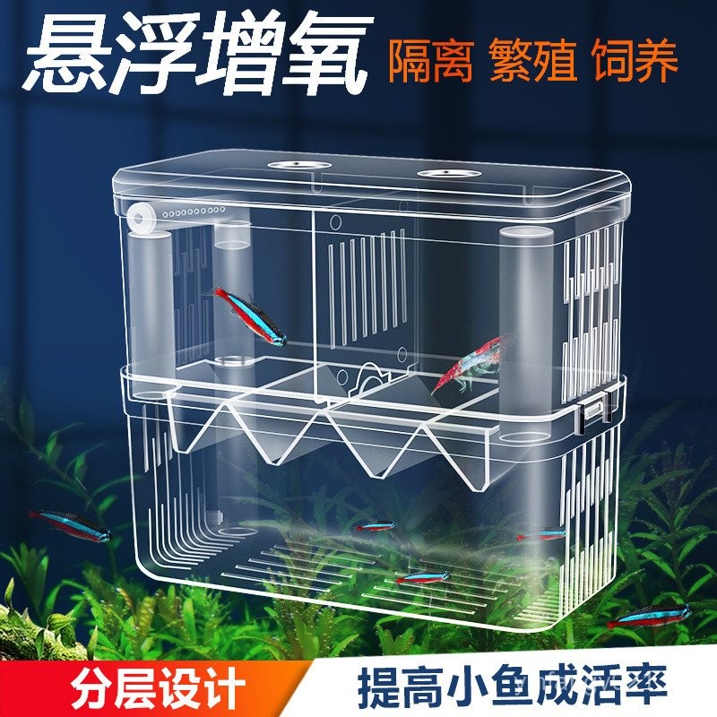 [1.6HTK]Fish Tank Isolation Box Breeding Box Guppy Breeding Box ...