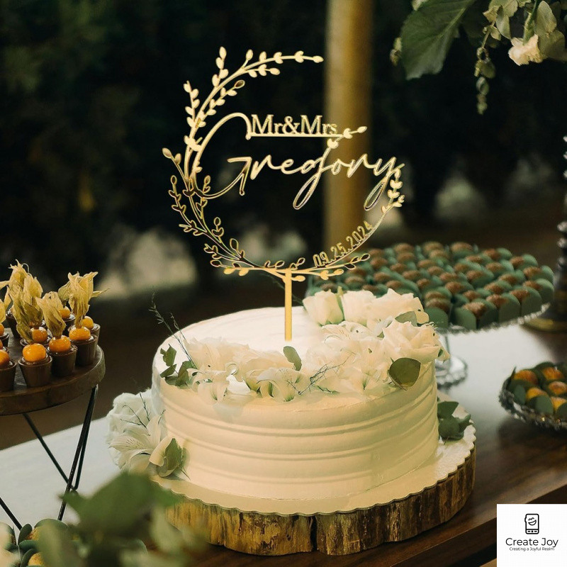 Wedding Cake Toppers,Custom Cake Topper Wedding Bride and Groom ...