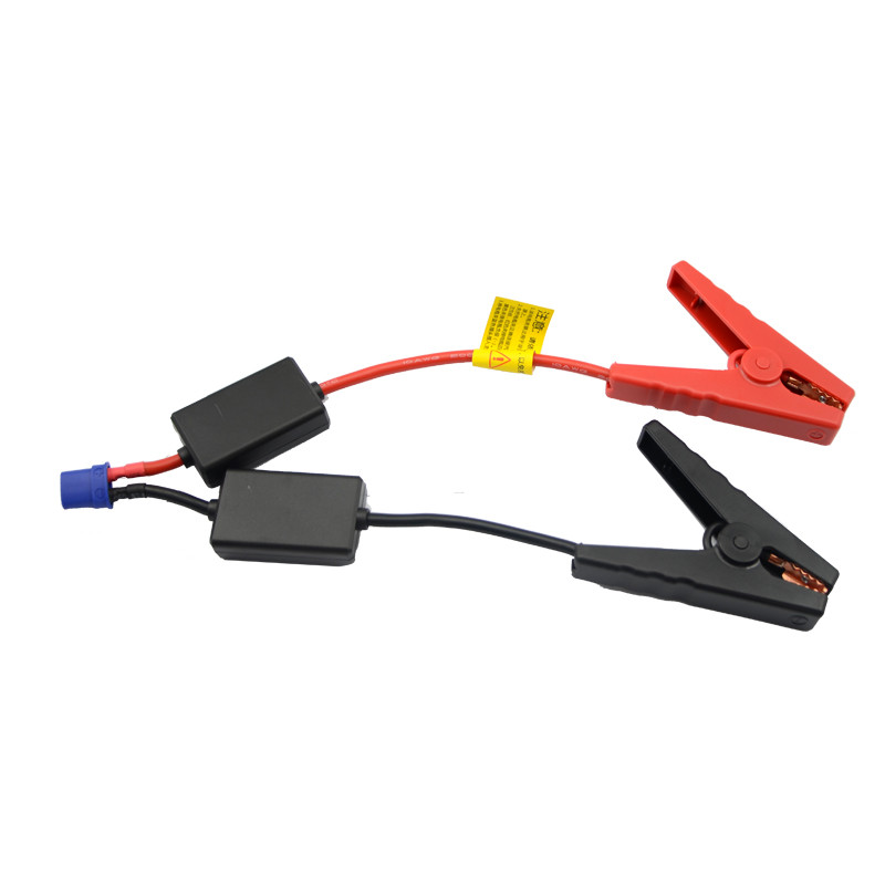 Cool Car Start the battery clamp with the jumper cable Safety Insurance ...