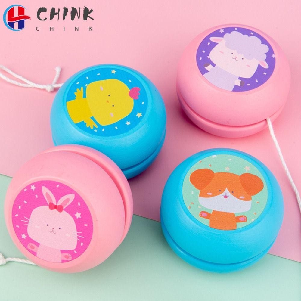 CHINK Yoyo Ball, Animal Cartoon Wooden Yoyo, Simplicity Portable Fall ...