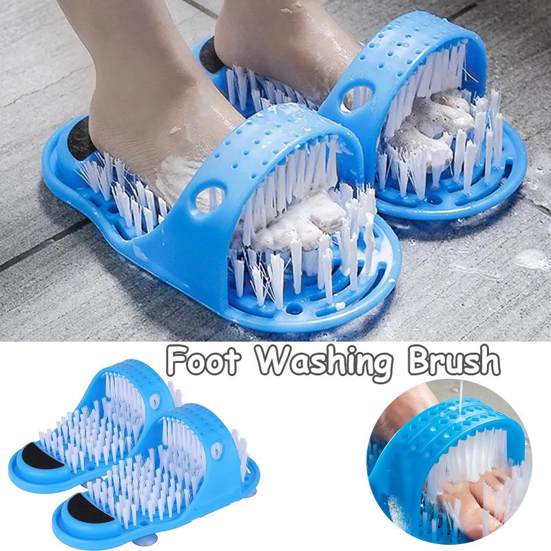 Foot Washing Brush Foot Scrubber Plastic Bath Shoe Shower Brush ...