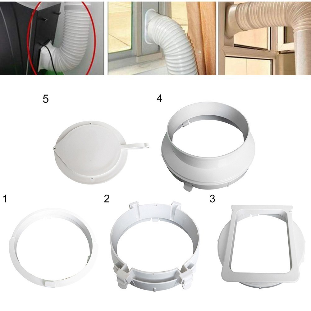QUMMLL Portable Air Conditioner Casement Exhaust Duct Pipe Hose Interface Connector Shopee Singapore