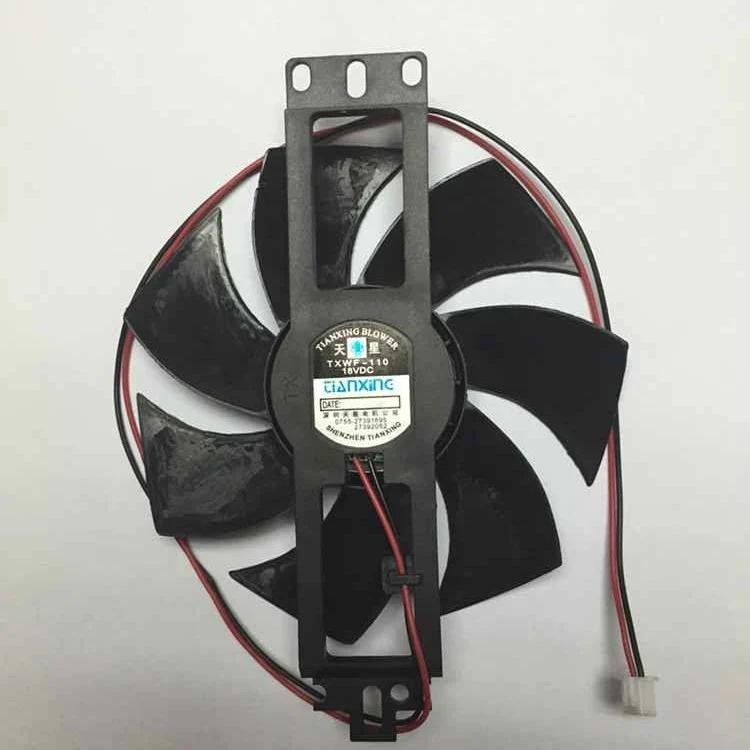 TXWF-110 18V DC Induction Cooker Fan (turn clockwise, Left Red Wire ...