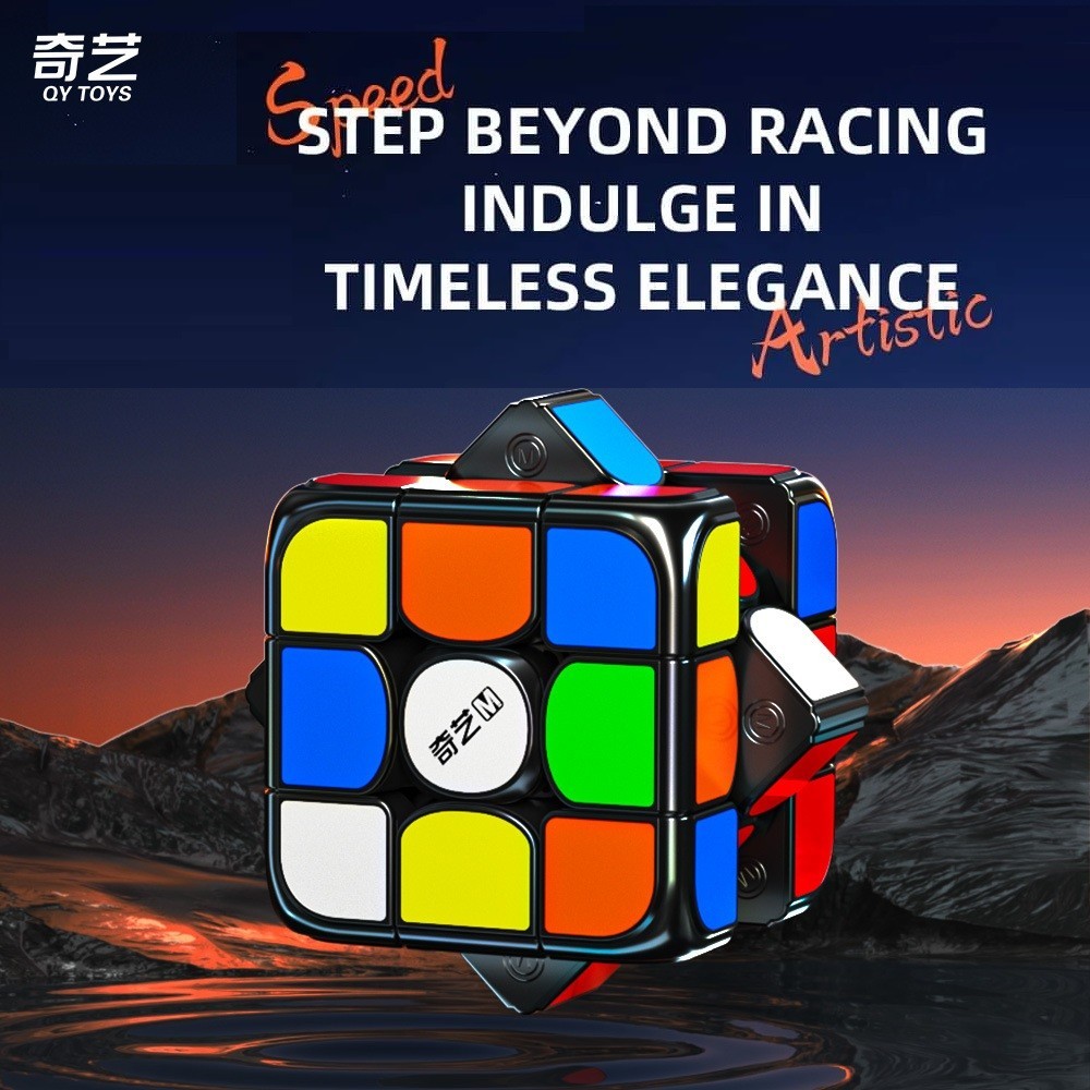 2024 Qiyi M Pro 3x3 Art Ver. Aritistic Cube Magnetic Magic Cube 3x3x3 ...
