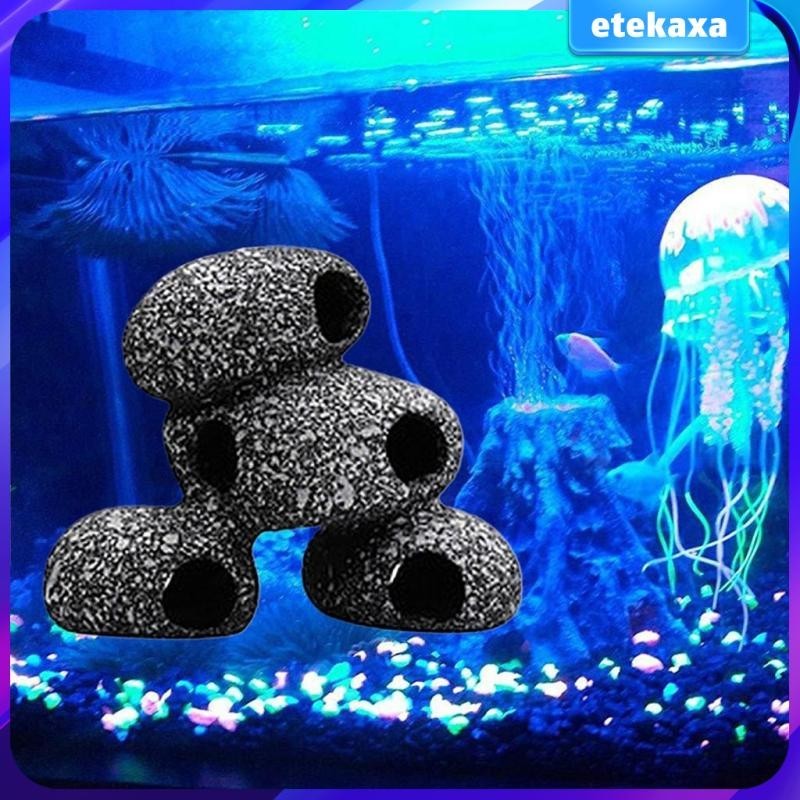 [Etekaxa] Professional Aquarium Cave, Natural Betta Cave Hide Out ...