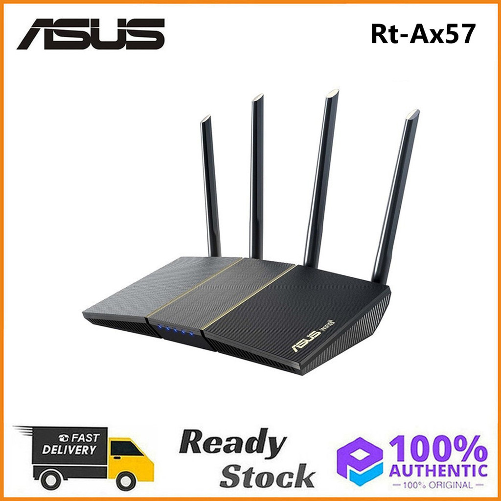 Original ASUS RT-AX57 (AX3000) Dual Band WiFi 6 Extendable Router ...