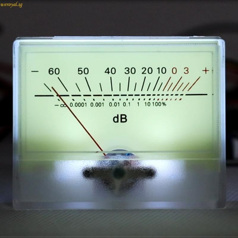 weroyal VU Meter DB Level Power Amplifier Level Meter with LED ...