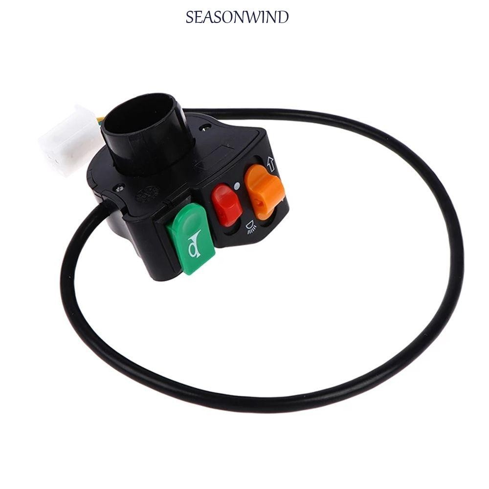 SEASONWIND Handlebar Switch 7/8 Control Switch 3 in 1 Head Light Switch ...
