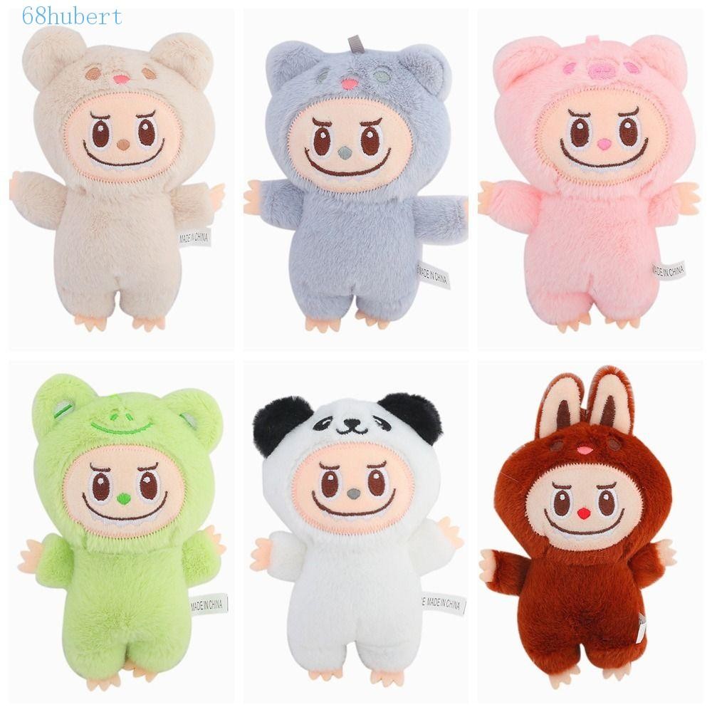 HUBERT Labubu Plush Keychain, Fluffy Soft Labubu Doll Keyring, Ornament ...