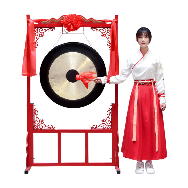 Copper Gong Pure Copper Stand Gong Stand Large Gong Opening Gong Loud ...