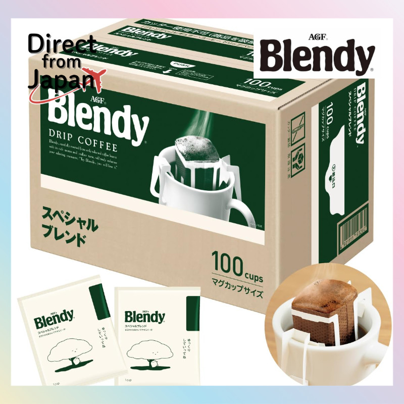 AGF Blendy Regular Coffee Drip Pack Special Blend 100 Bags [Drip Coffee]【Direct from Japan ...