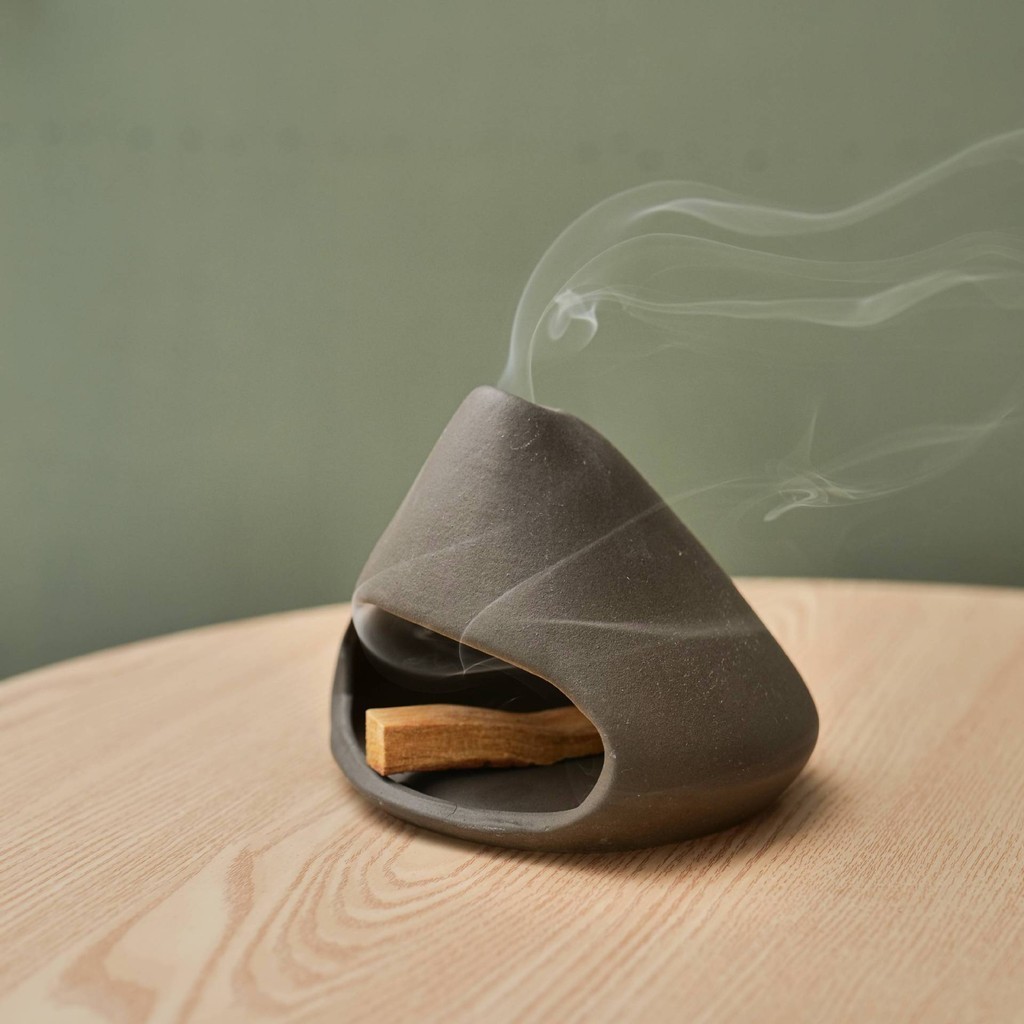 Ceramic Incense Burner Palo Santo Holder Sacred Wood Burning Tray ...