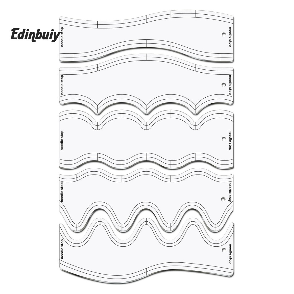 EDI Quilting Template Kit Quilting Template Set Wave Quilting Stencil ...