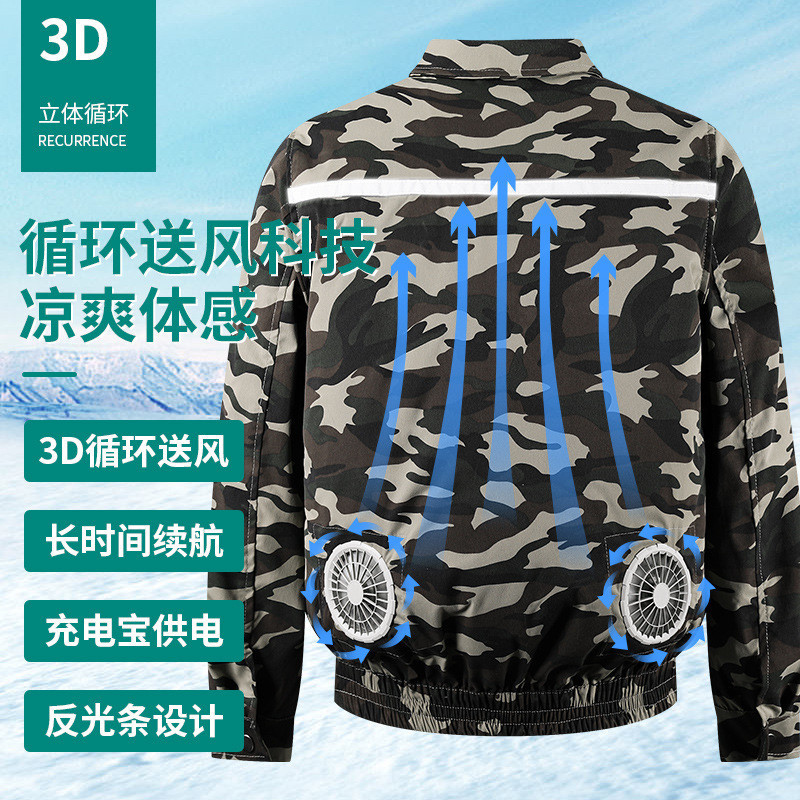 air conditioner japan jacket cooling fan quick dry battery summer ...